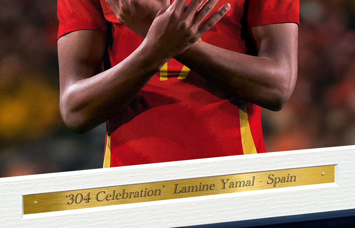 12x8 A4 Signed Lamine Yamal Barcelona Spain Autographed Autograph Sign ...