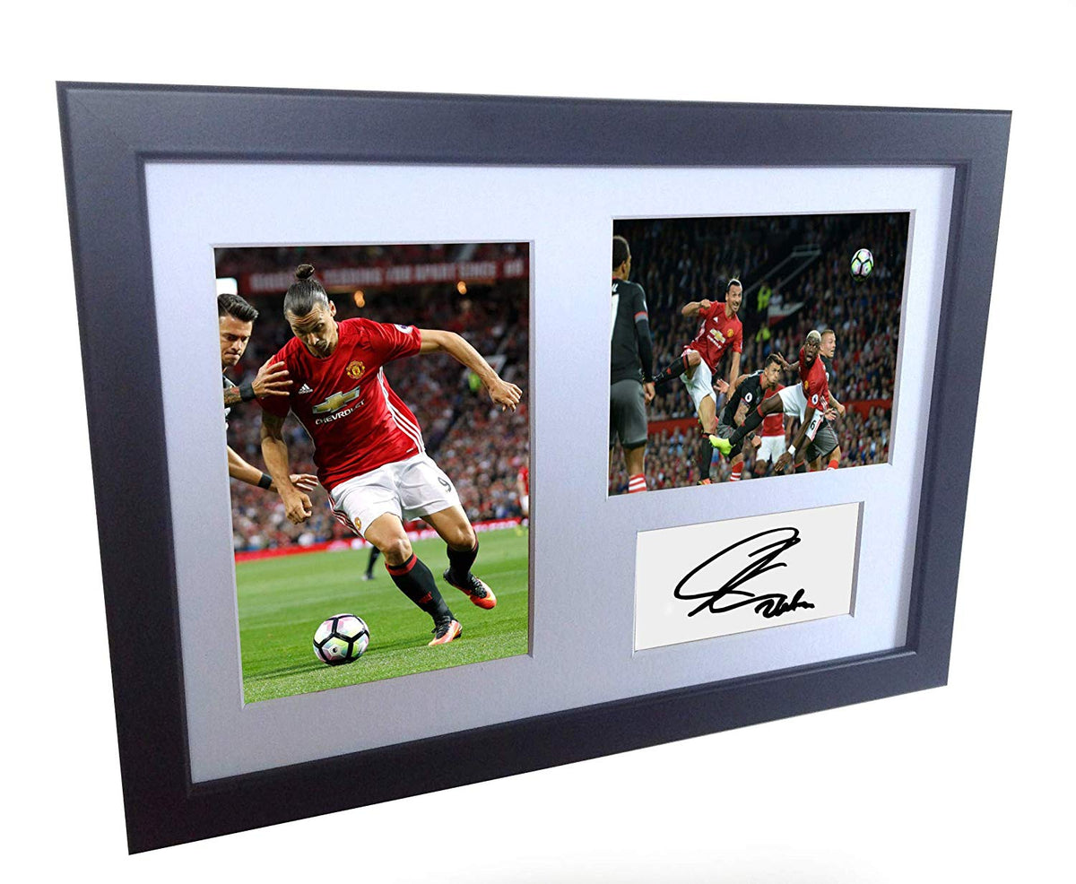 Signed Zlatan Ibrahimovic Manchester United Autograph Photo Photograph ...